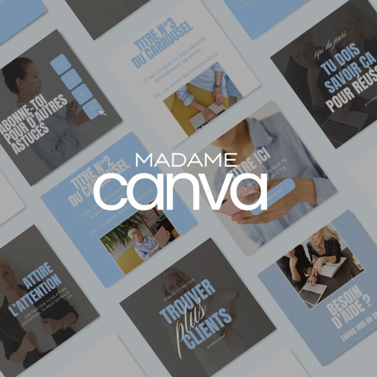 Modèles Canva - Madame Canva